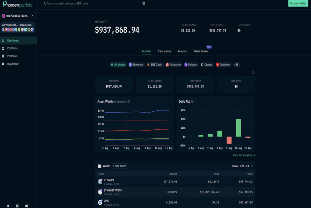Nansen Portfolio- 你的个人 DeFi 数据中心 - Foresight News