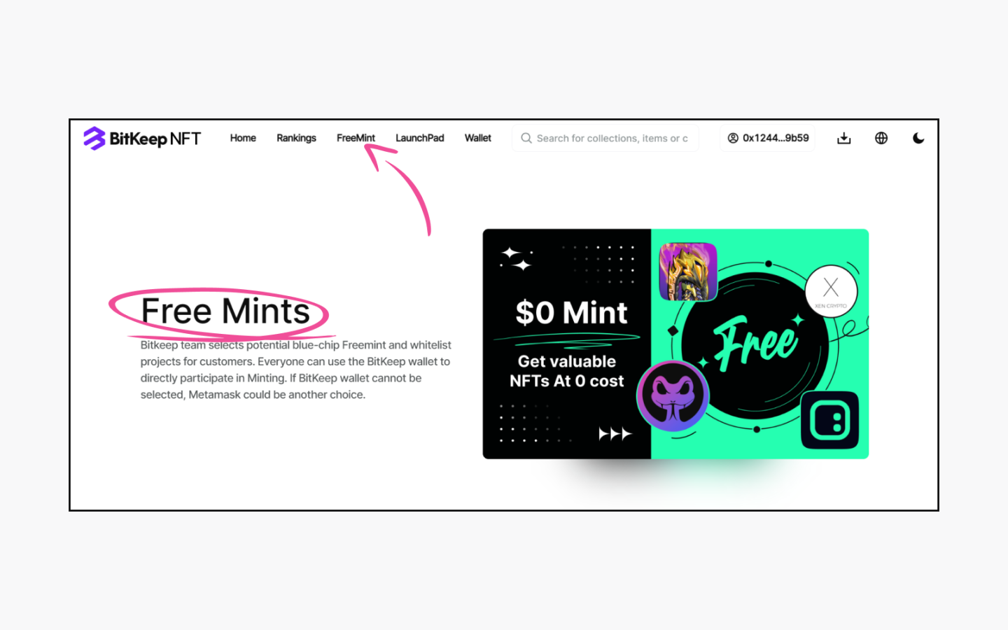 BitKeep NFT 市场 Web 端产品介绍及使用教程 - Foresight News