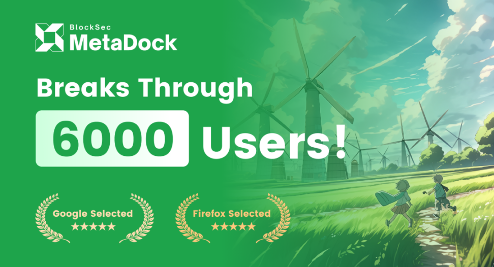 MetaDock 突破 6000 用户！ - Foresight News