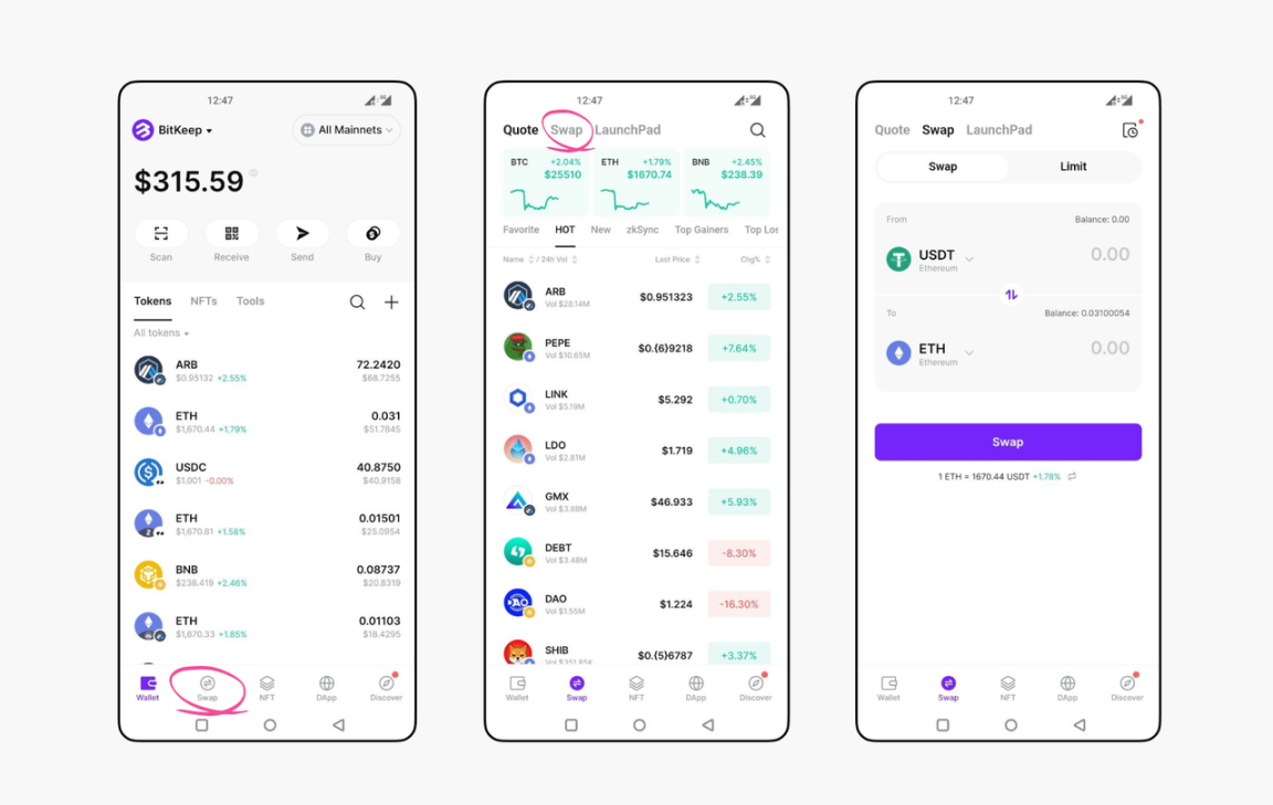 BitKeep 钱包——代币兑换 - Foresight News
