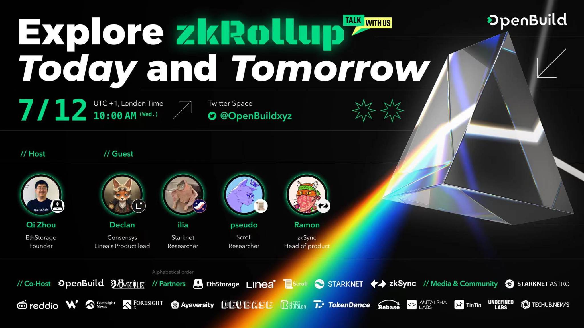 OpenBuild 联合全球开发者社区推出 OpenBuild Talk 栏目 - Foresight News