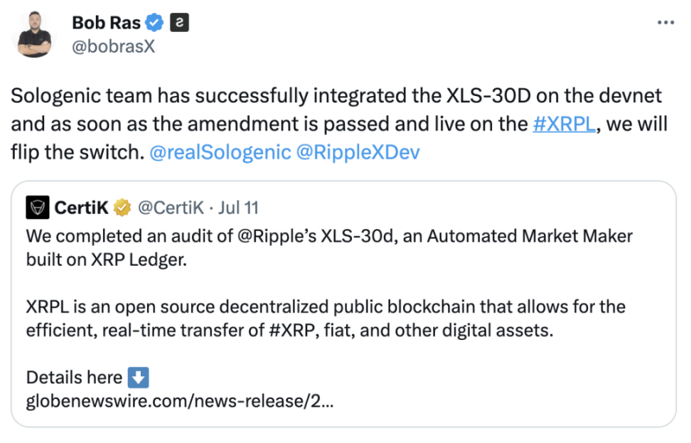 多家美国 Web3 行业媒体发文：Ripple 携手 CertiK 共同塑造安全典范 - Foresight News