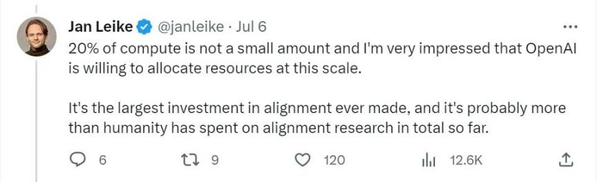 专访 OpenAI Jan Leike：OpenAI 将如何在 4 年内实现超级对齐？ - Foresight News