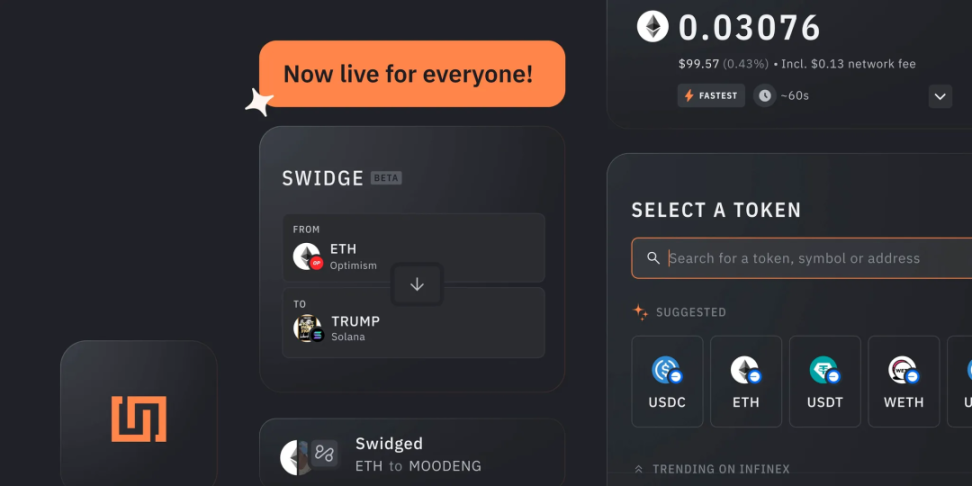 Infinex 选择 Wormhole 作为其主要互操作性解决方案并上线 Swidge 跨链功能 - Foresight News